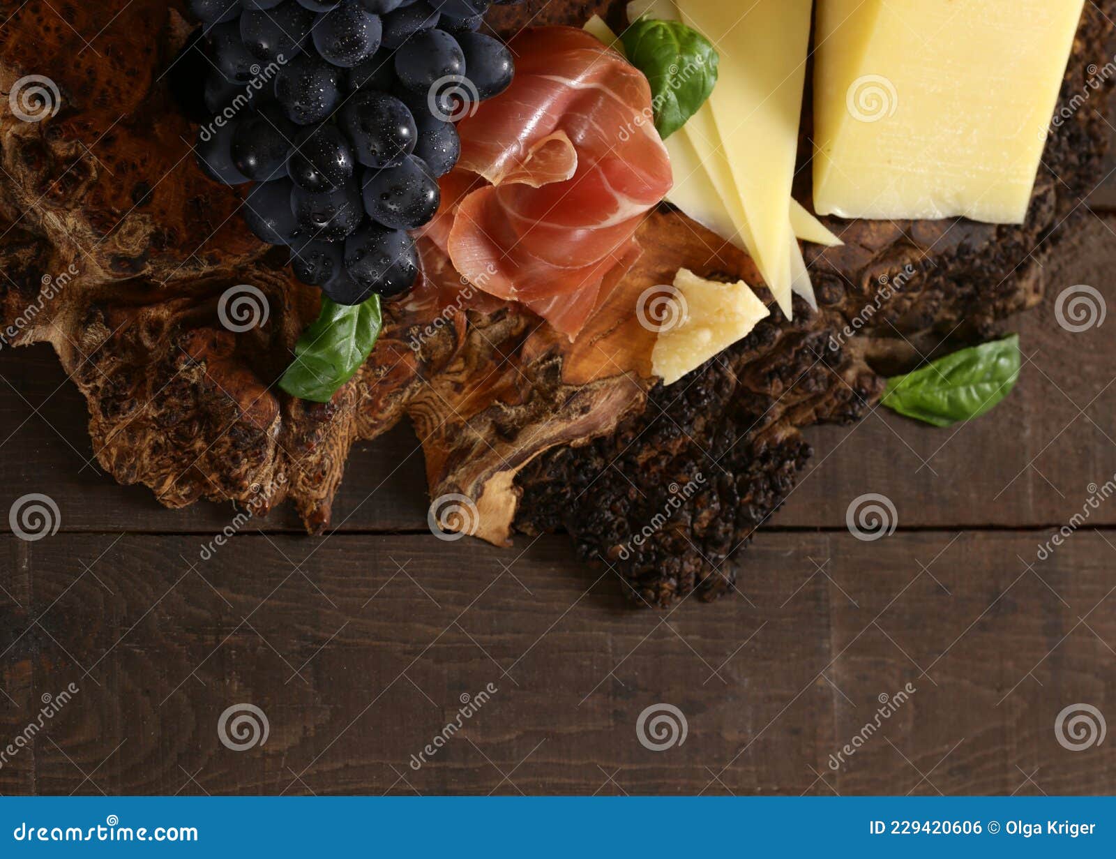 Cheese plate with bread stock photo. Image of cheese - 229420606