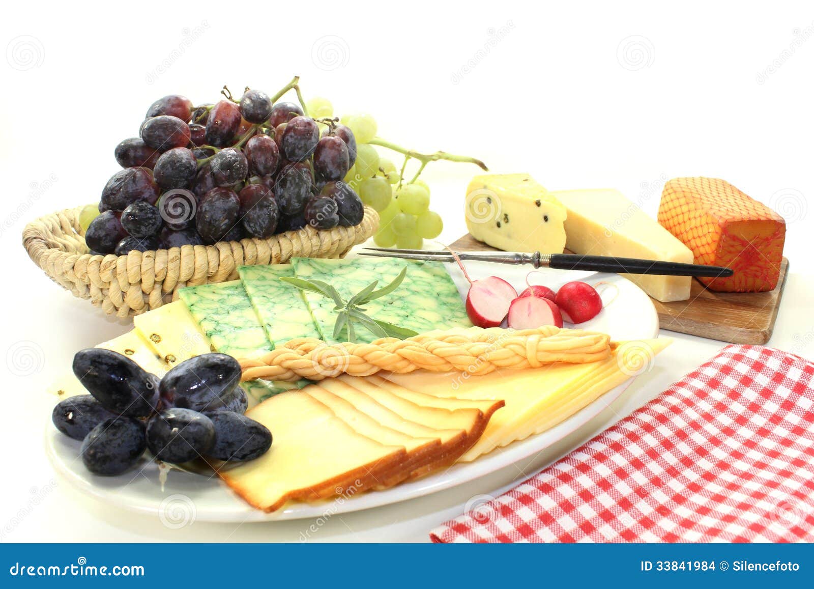 Cheese Plate stock photo. Image of tangy, sage, soft - 33841984