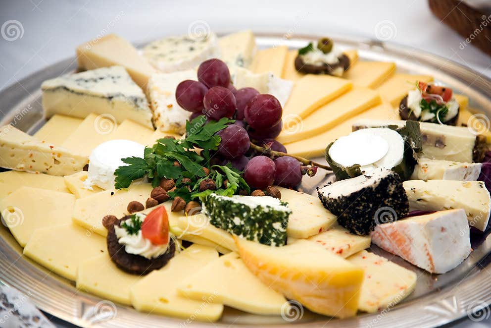 Cheese platter stock image. Image of beverage, dutch - 10352469