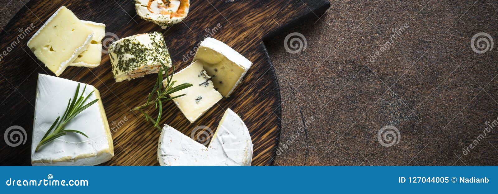 Cheese Platter on Dark Stone Table. Stock Image - Image of antipasto ...