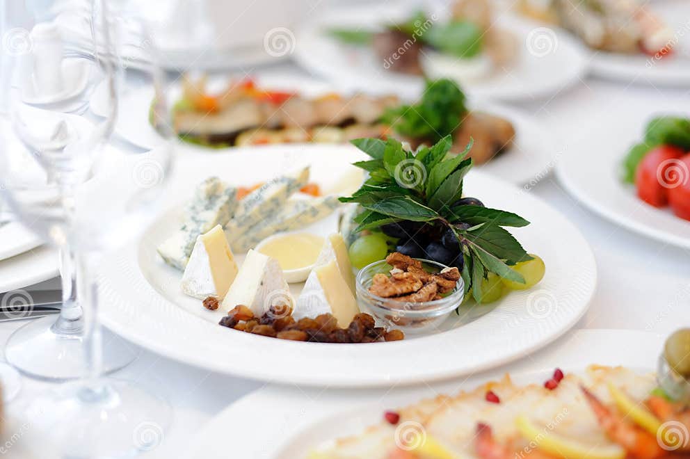Cheese Platter stock photo. Image of cattering, elegance - 36941514
