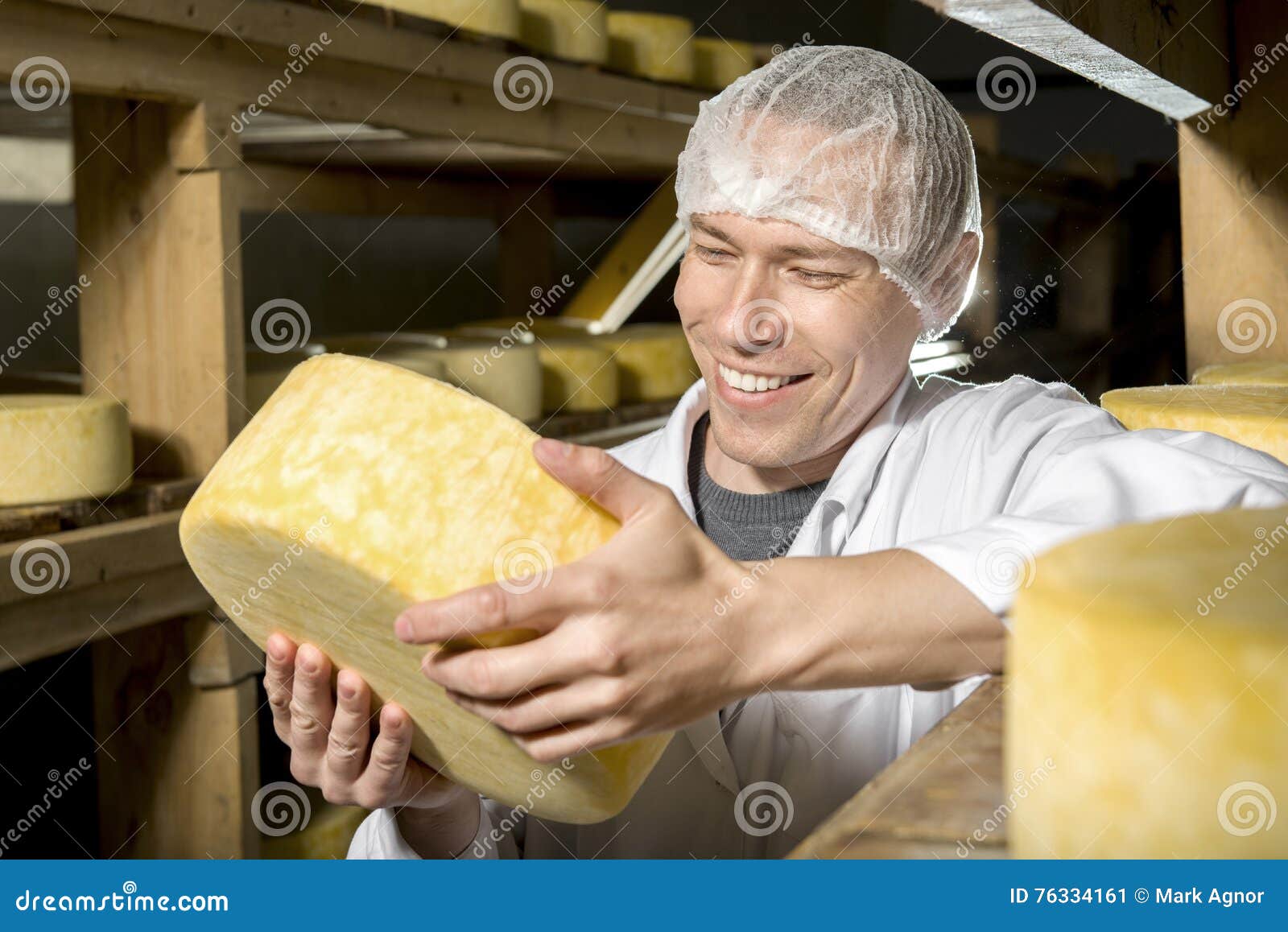 Cheese Production at Factory Stock Image - Image of manufacturing ...