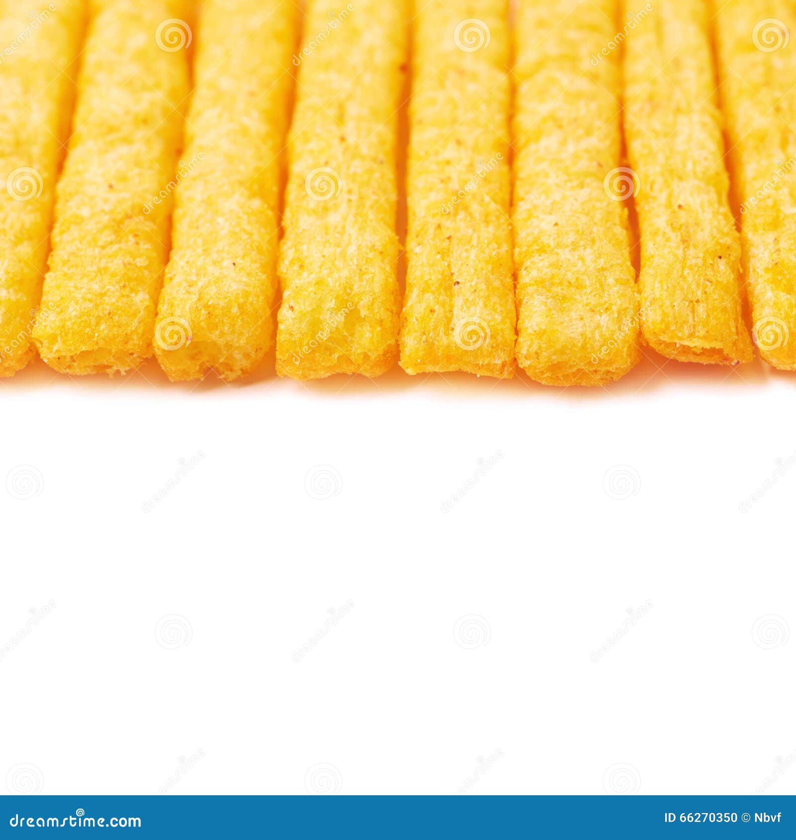 Cheese Puff Sticks Isolated Stock Photo - Image of crunchy, cheese ...
