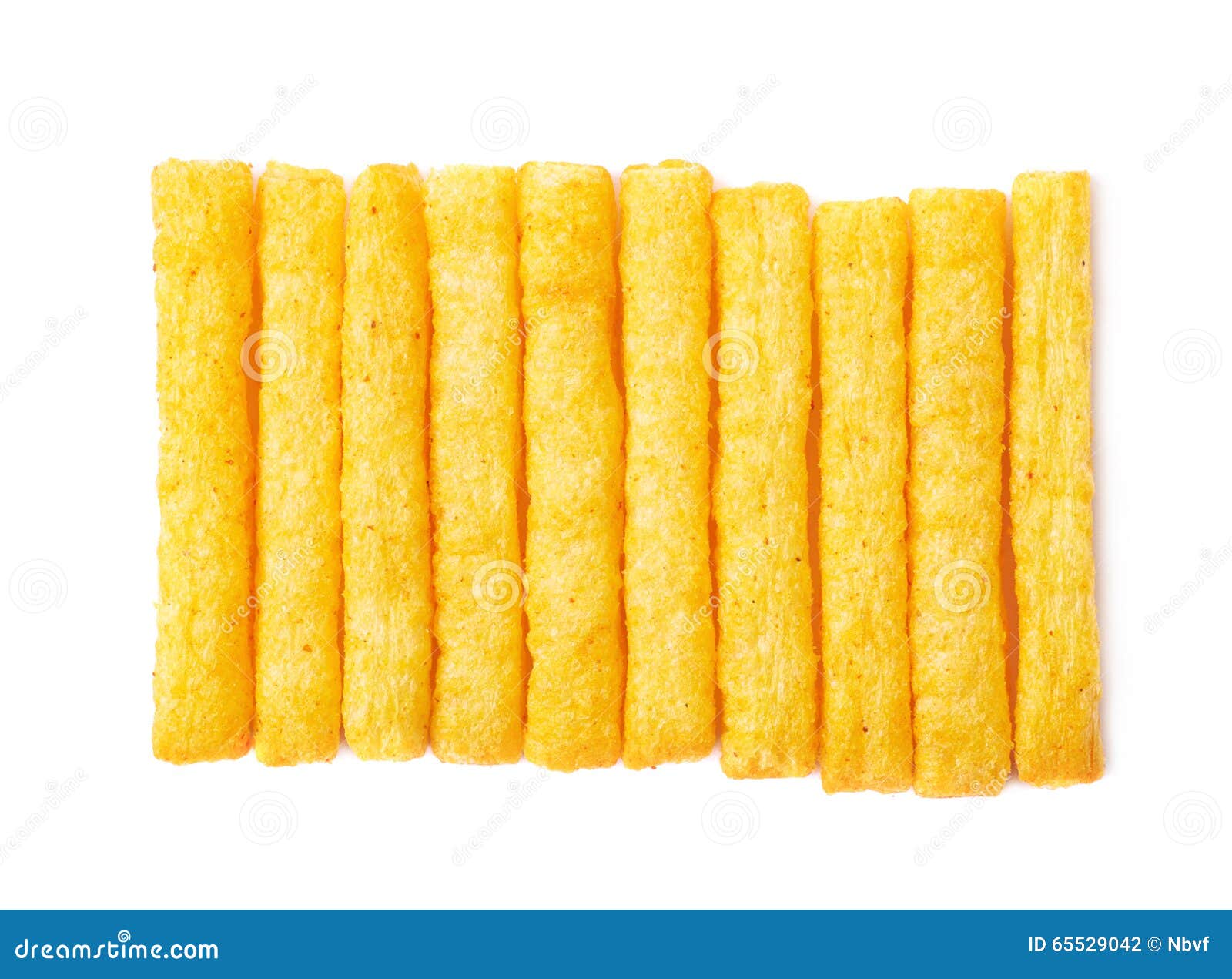 Cheese Puff Sticks Isolated Stock Photo - Image of baked, crumb: 65529042