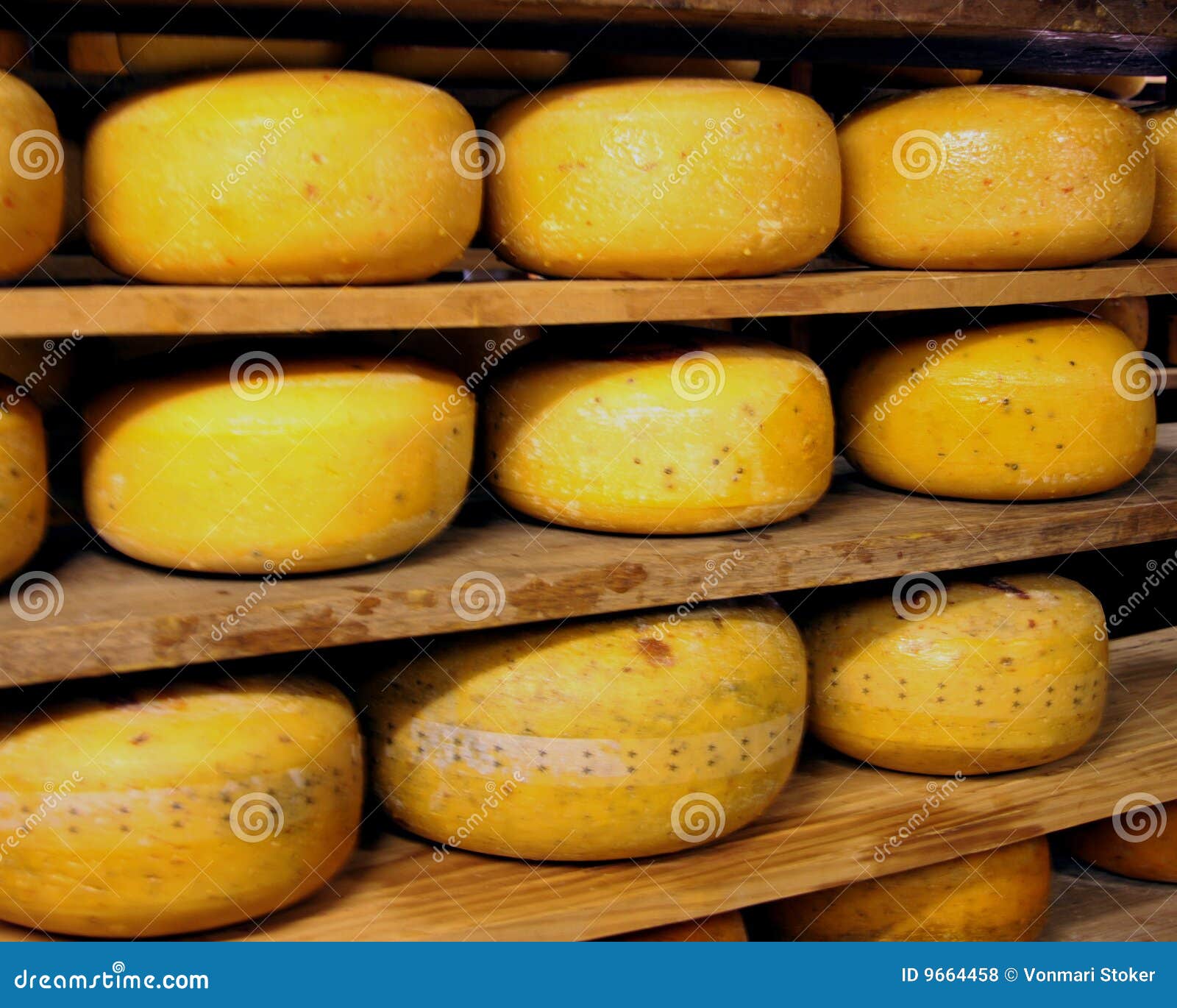 Cheese rack stock photo. Image of ageing, shape, store - 9664458