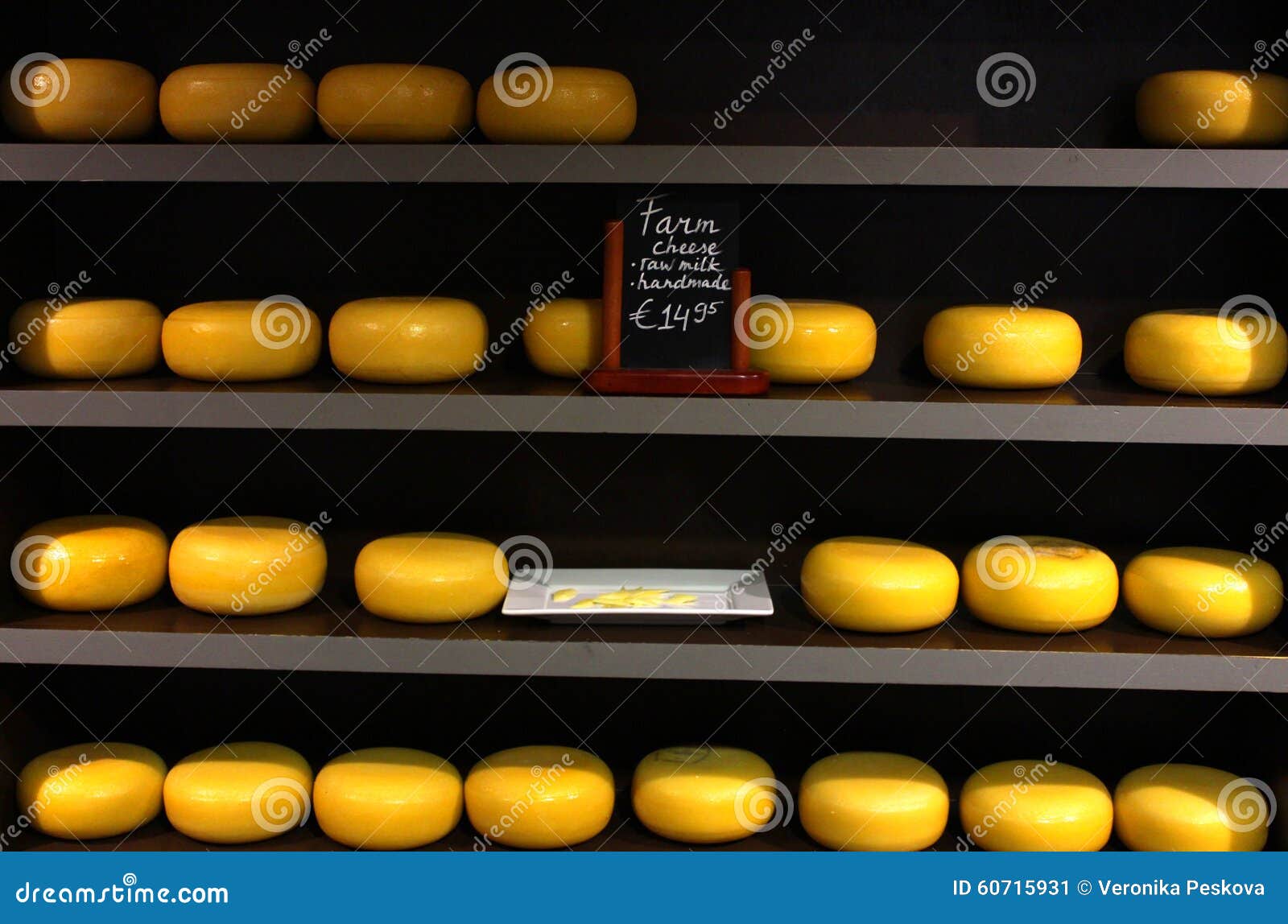 Cheese rack in Amsterdam stock image. Image of dutch - 60715931