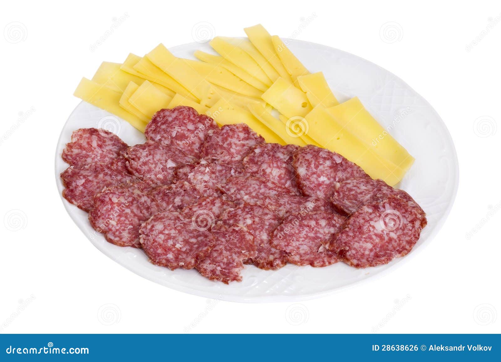 Cheese and salami stock photo. Image of appetizer, lunch - 28638626