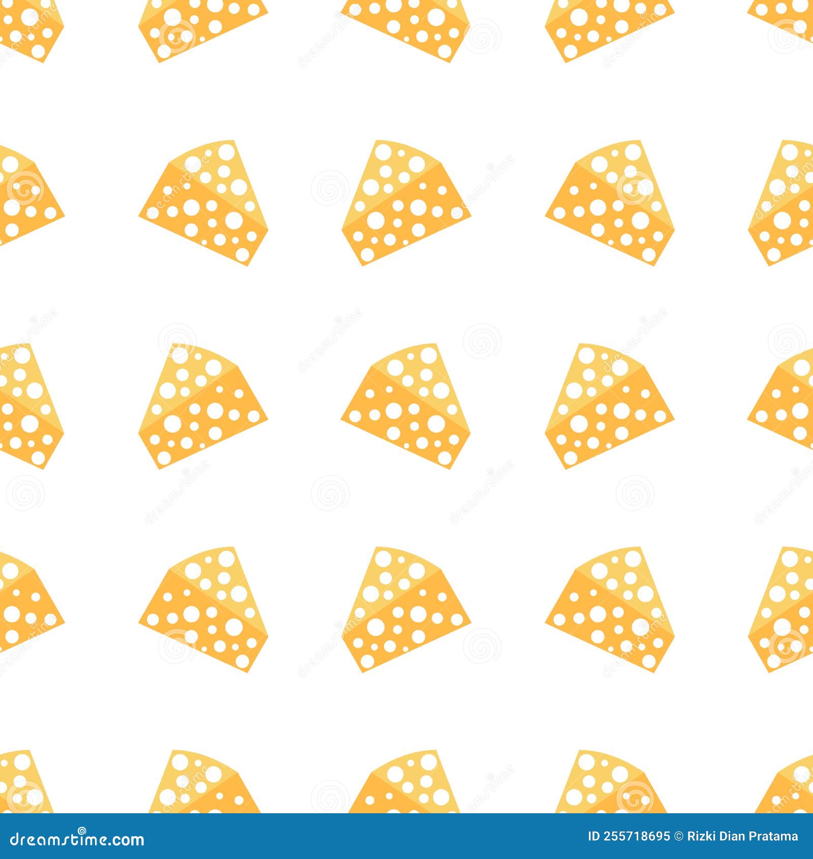 Cheese Seamless Pattern on White Background Stock Illustration ...