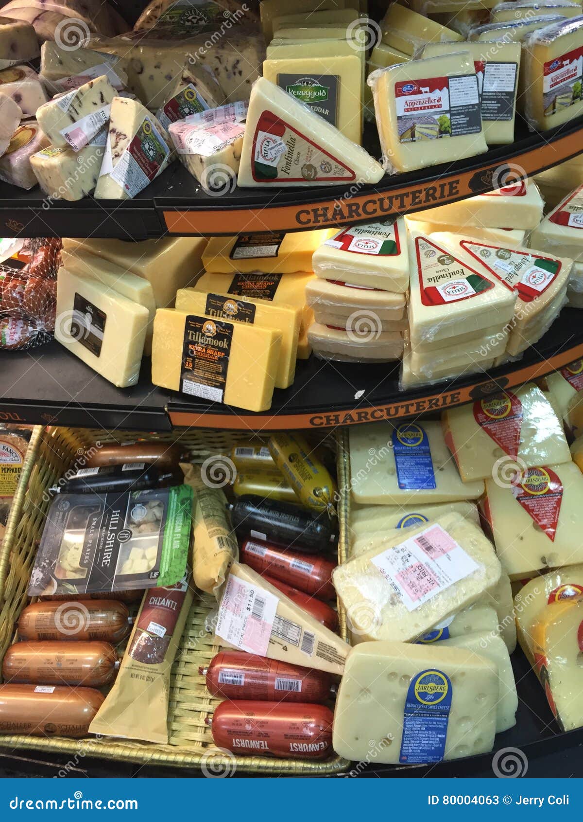 Cheese Section of a Grocery Store Editorial Stock Photo - Image of ...