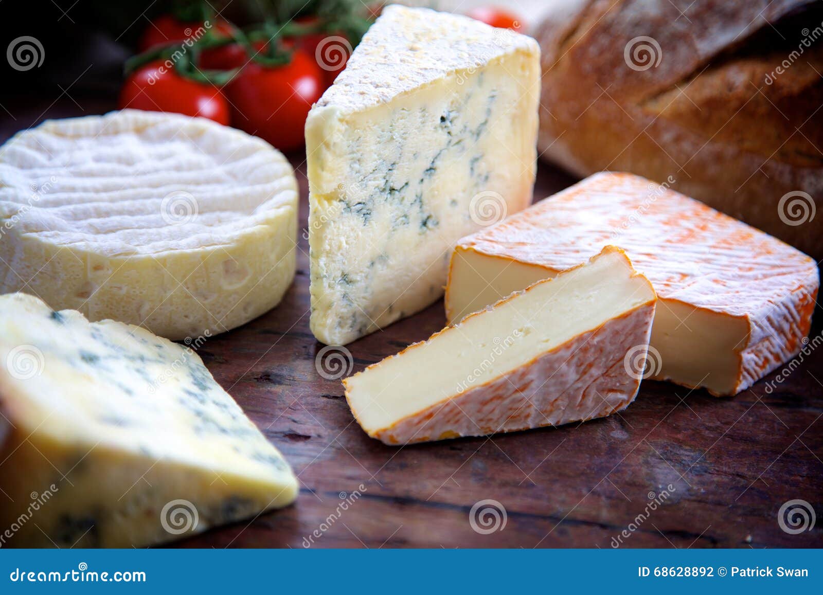 Cheese selection stock photo. Image of blue, cheese, luxury - 68628892
