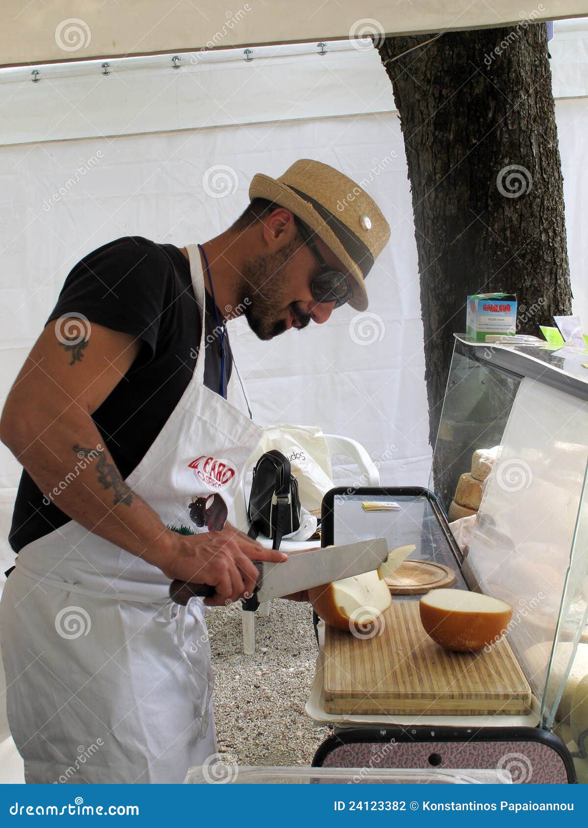 Cheese seller editorial photography. Image of store, shopping - 24123382