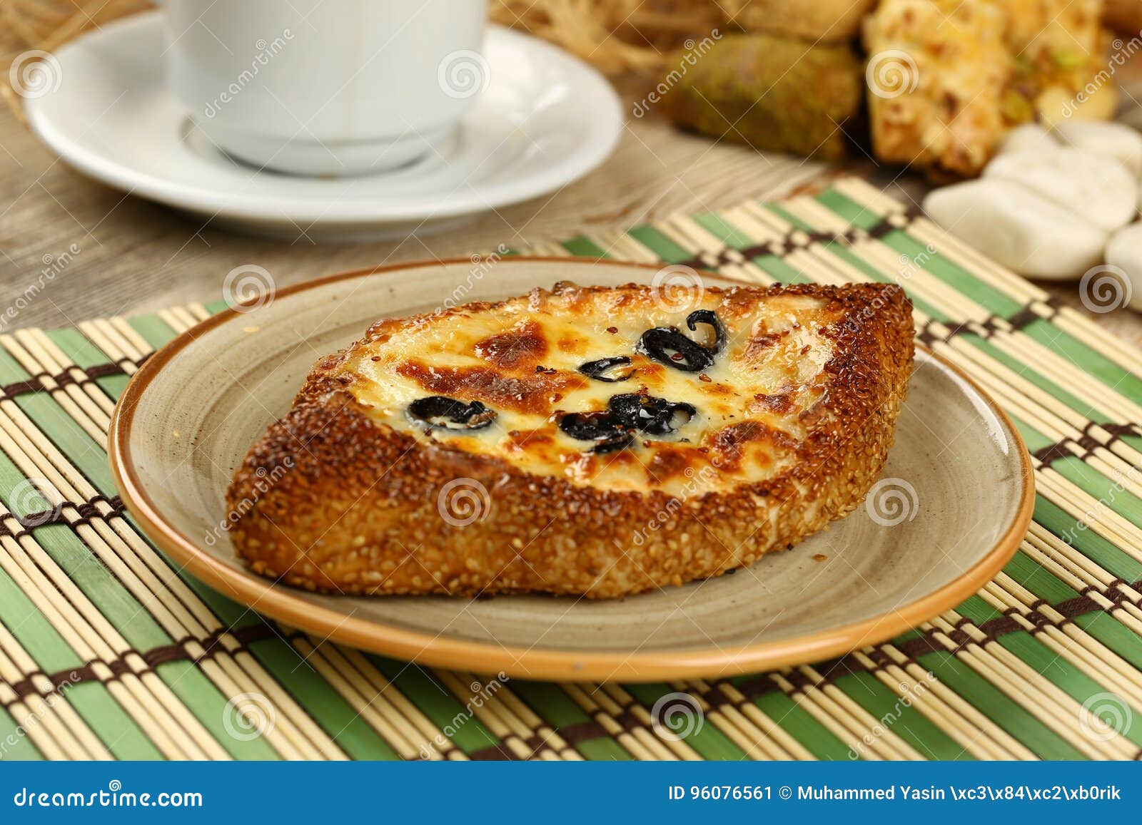 Cheese sesame simit stock image. Image of crisp, cuisine - 96076561