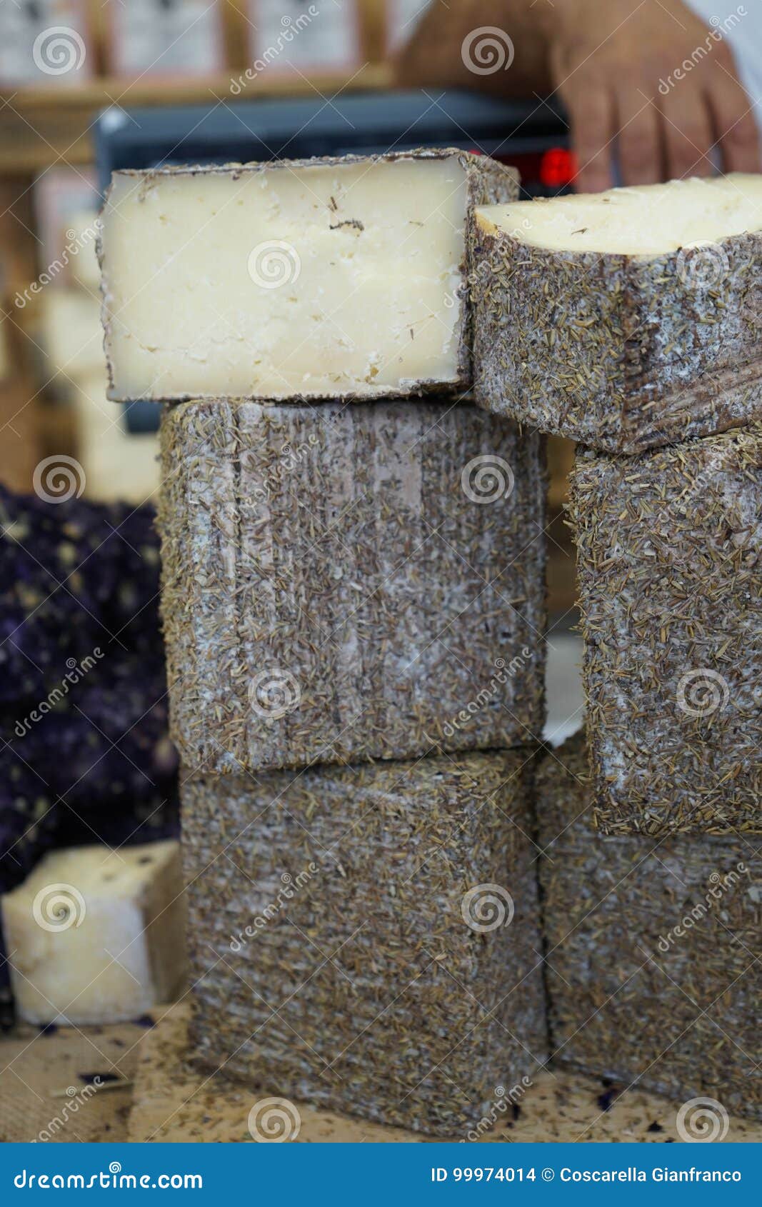 Cheese shape cube stock photo. Image of artisan, tasty - 99974014