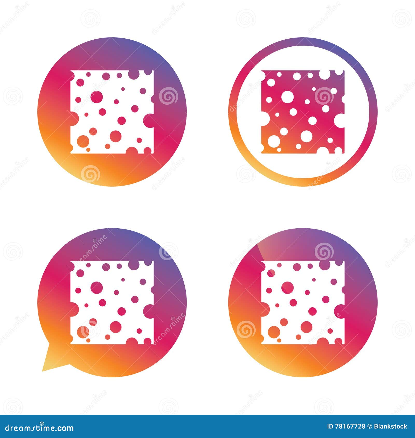 Cheese Sign Icon. Slice of Cheese. Stock Vector - Illustration of ...