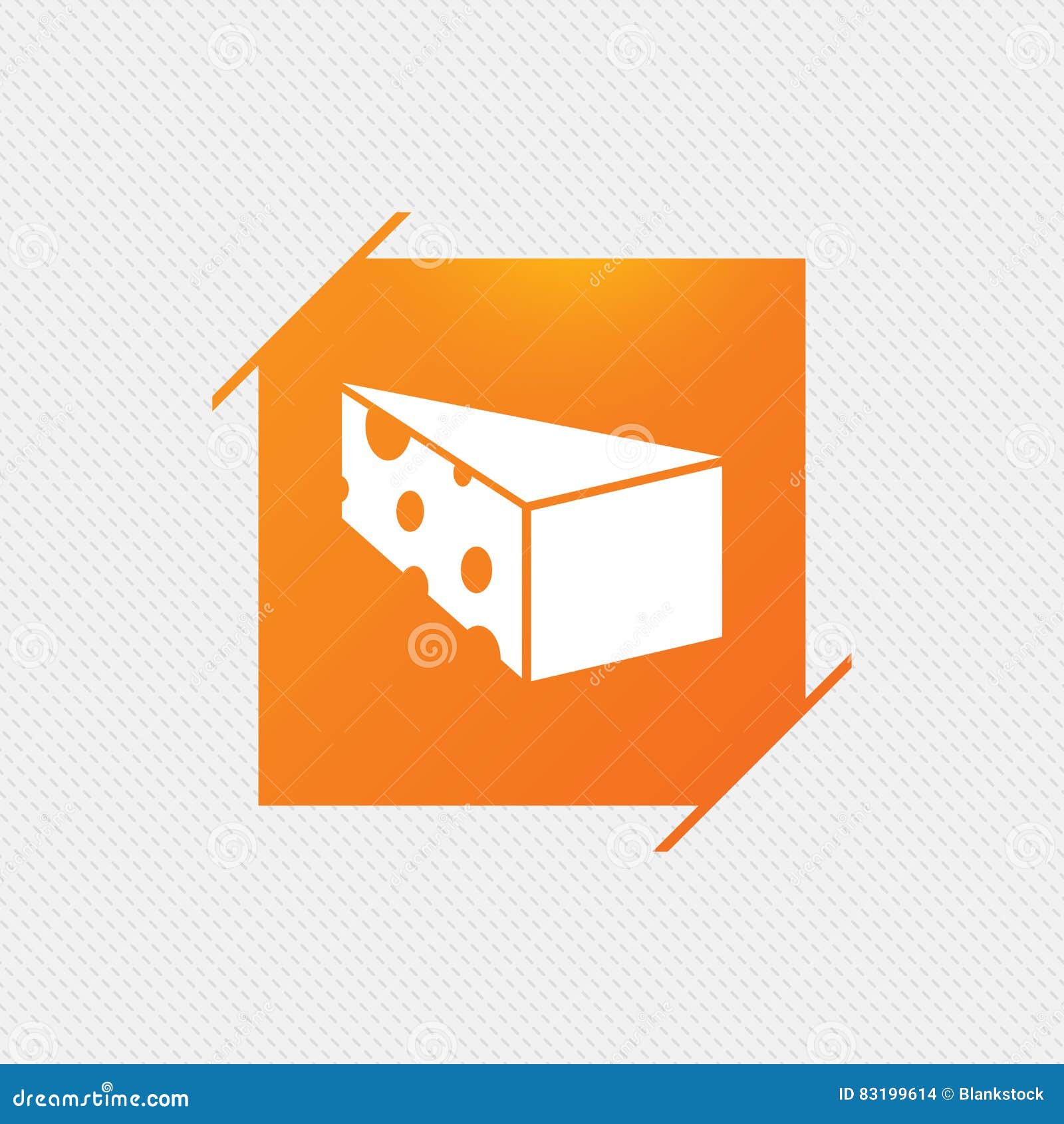 Cheese Sign Icon. Slice of Cheese. Stock Vector - Illustration of ...