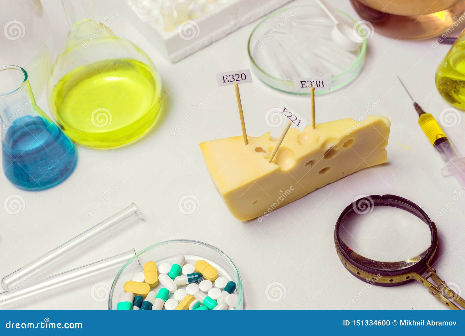 In the Cheese are Signs with the Code E-supplements. Harmful Food ...