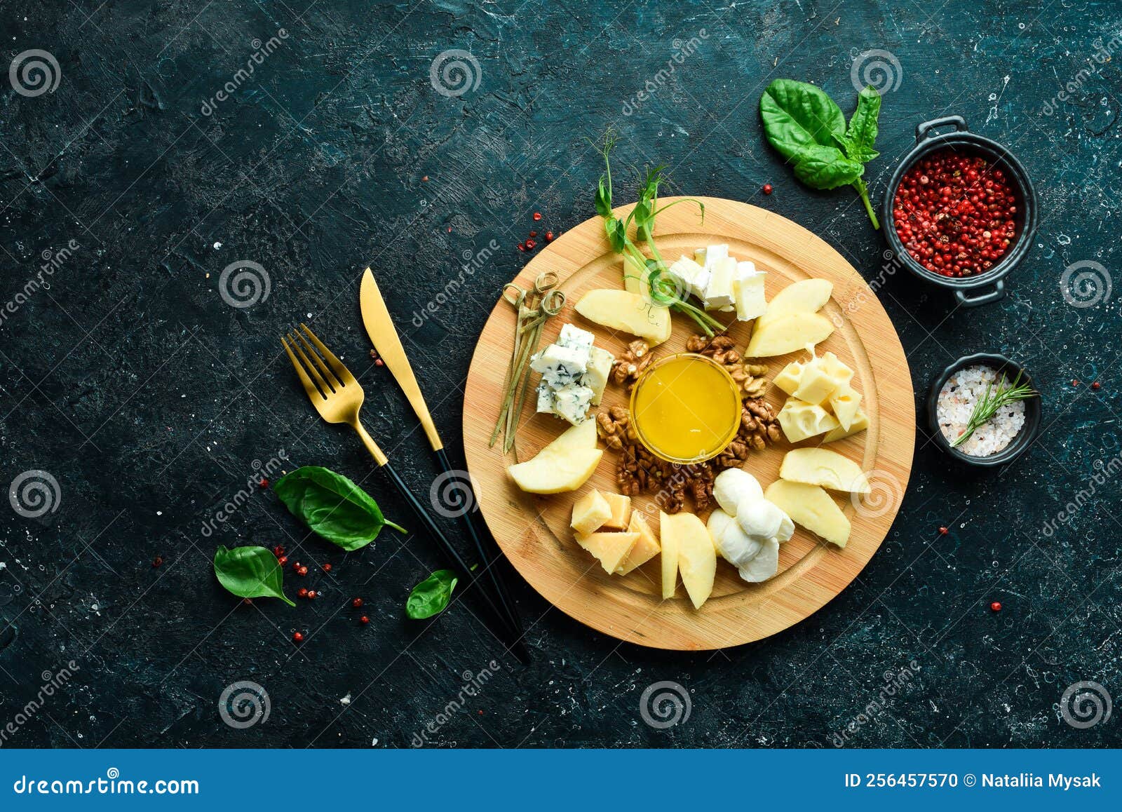 Cheese Slice. Hard Cheese, Blue Cheese and Brie Stock Photo - Image of ...