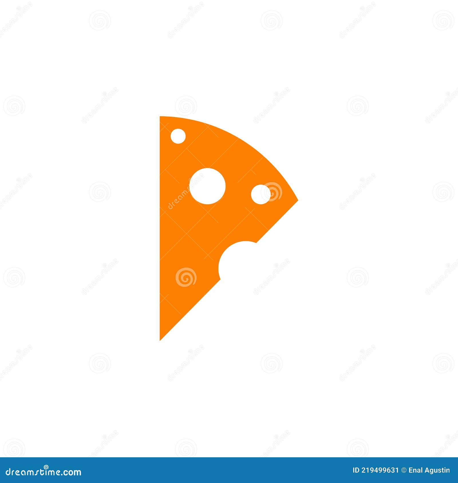Cheese Slice Logo Design Template Stock Vector - Illustration of ...