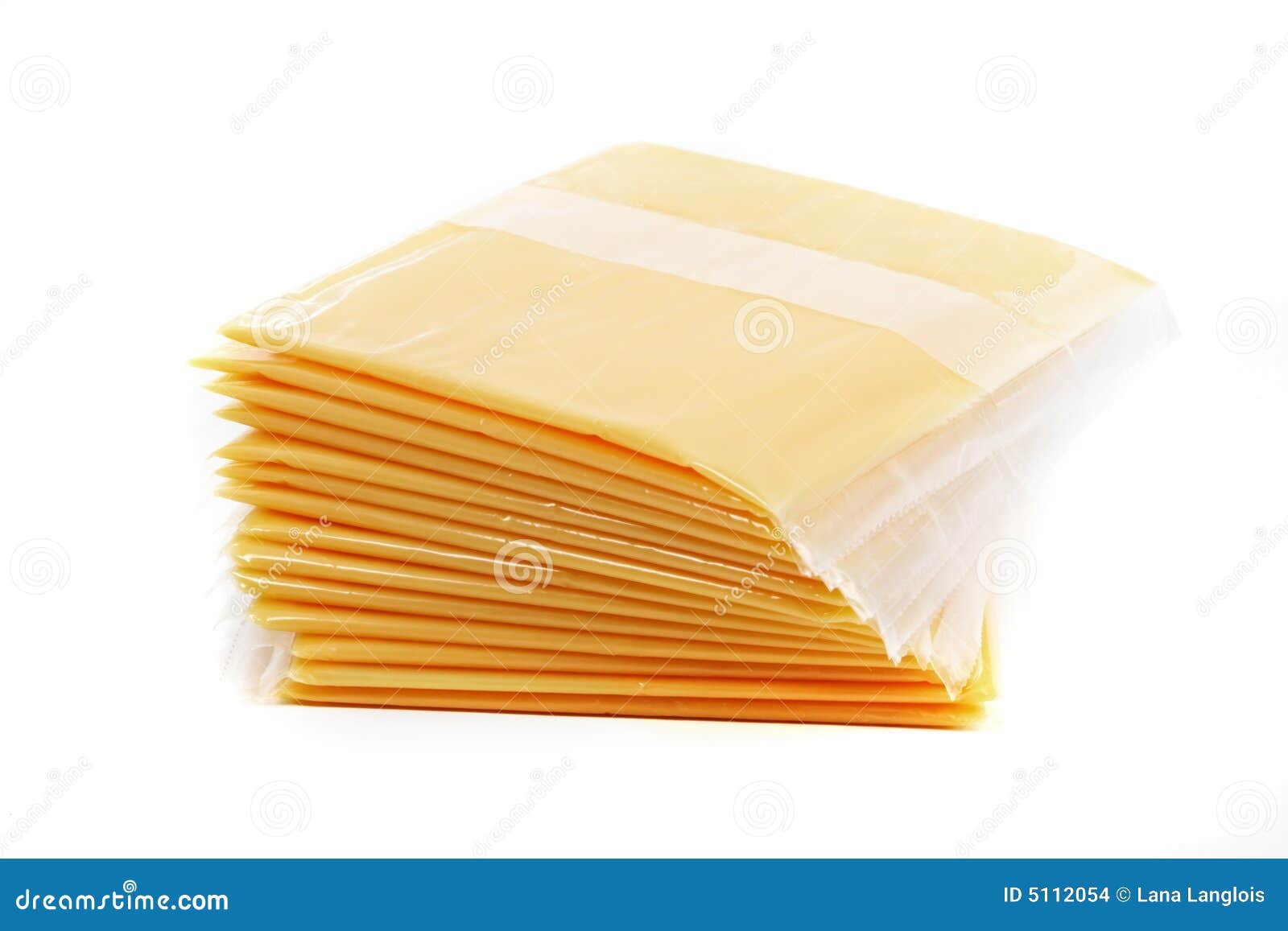 Cheese slices stock photo. Image of cheese, wrap, slices - 5112054