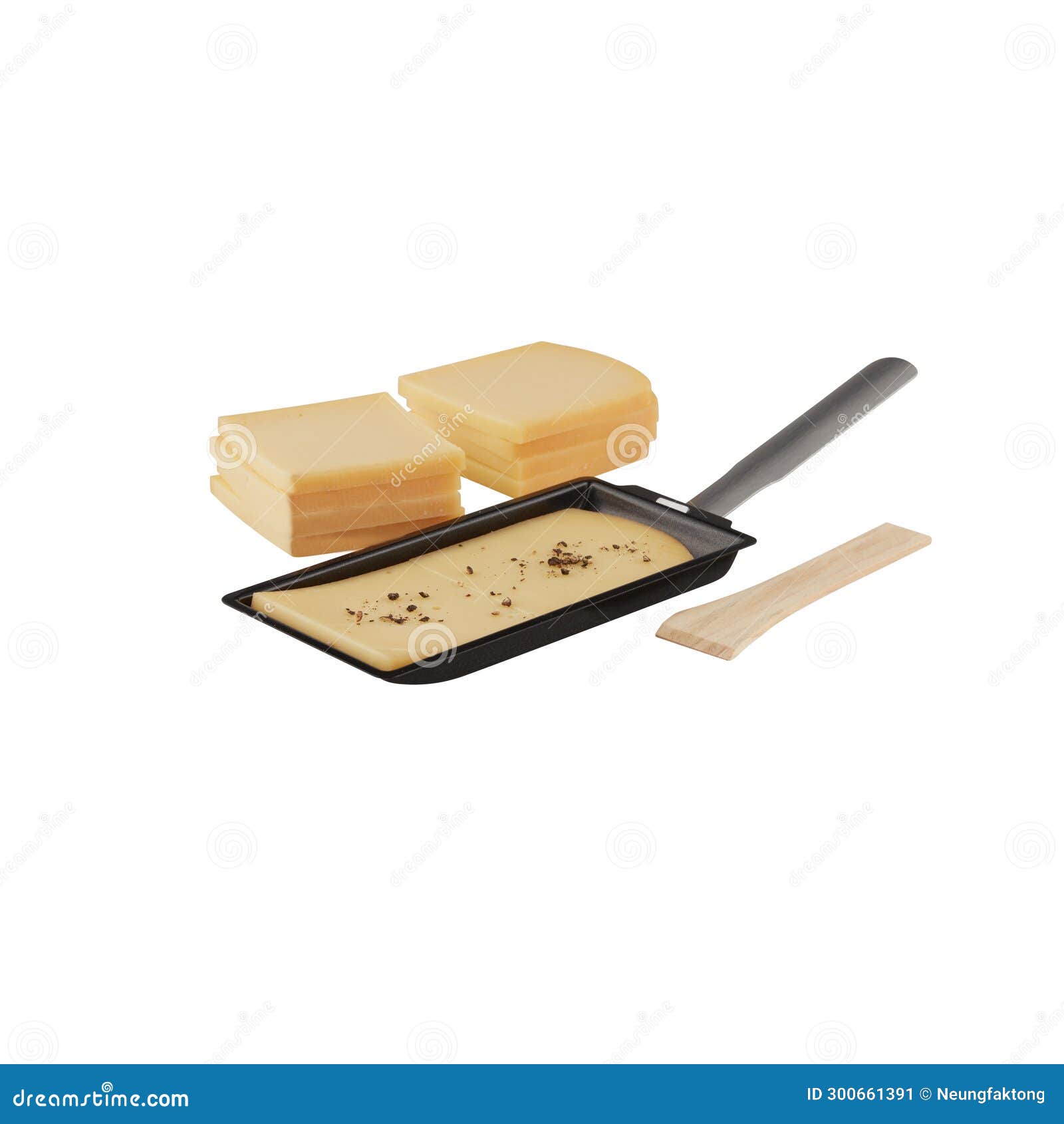 Cheese Slices Cut Out Isolated White Background with Clipping Path ...
