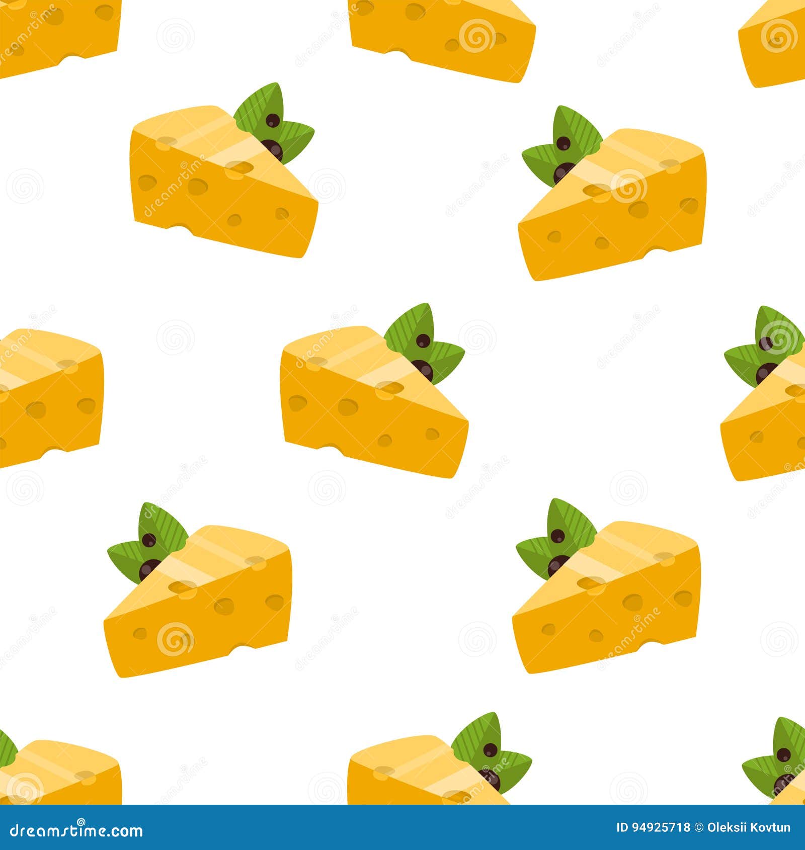 Cheese Slide. Vector. Seamless Pattern. Yellow Wallpaper. Stock ...