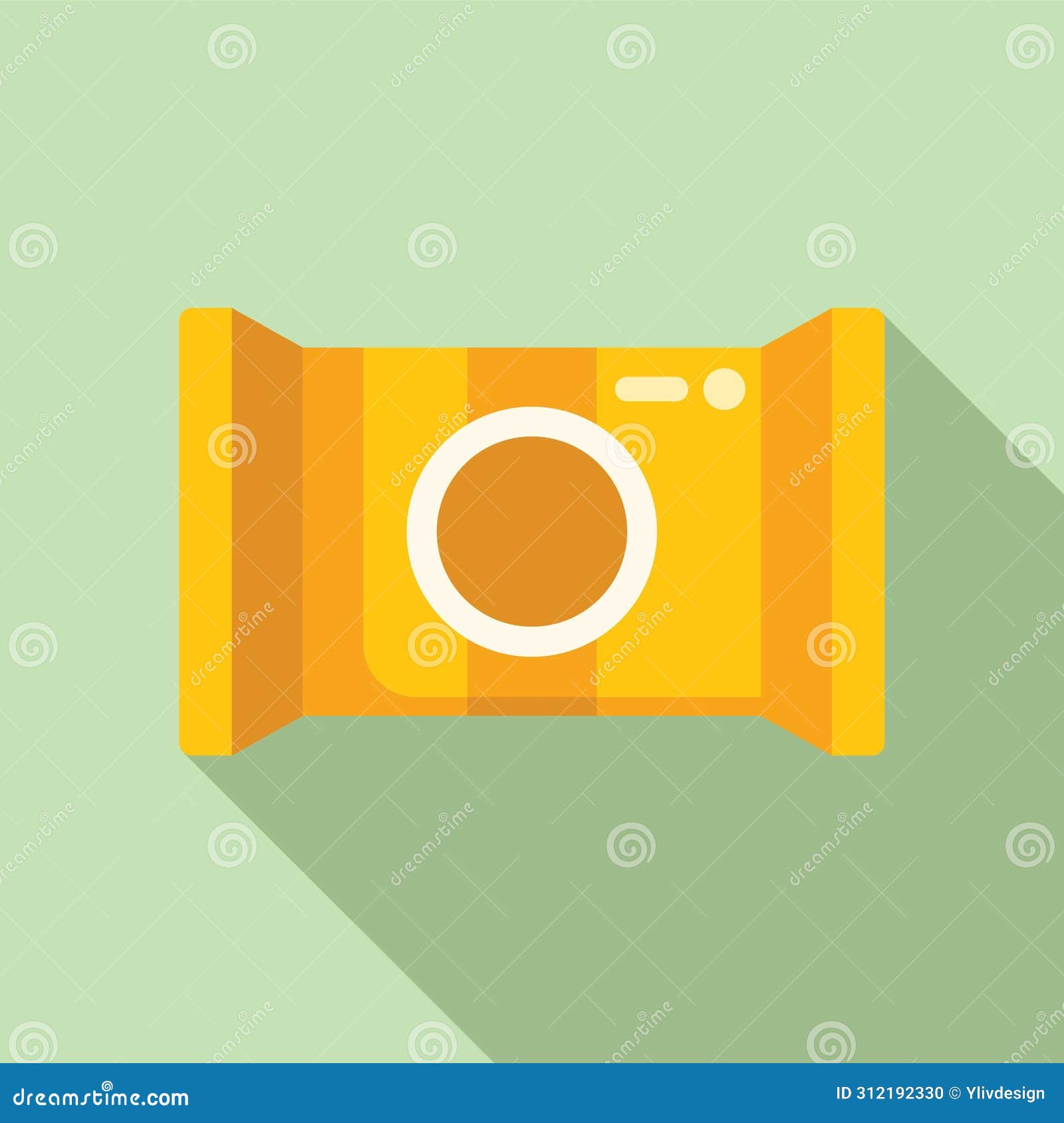 Cheese Snack Pack Icon Flat Vector. Fast Food Packet Stock Vector ...