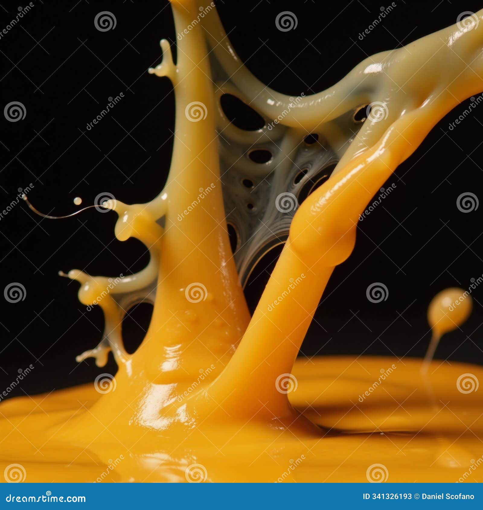 Cheese Splatter Silhouette Cutout Image Stock Illustration ...