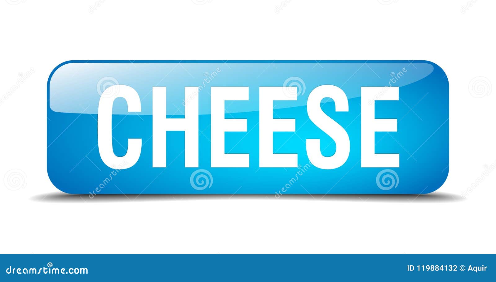Cheese button stock vector. Illustration of shiny, button - 119884132