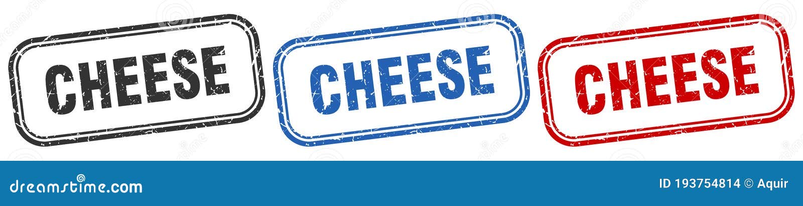 Cheese Square Isolated Sign Set. Cheese Stamp Stock Vector ...
