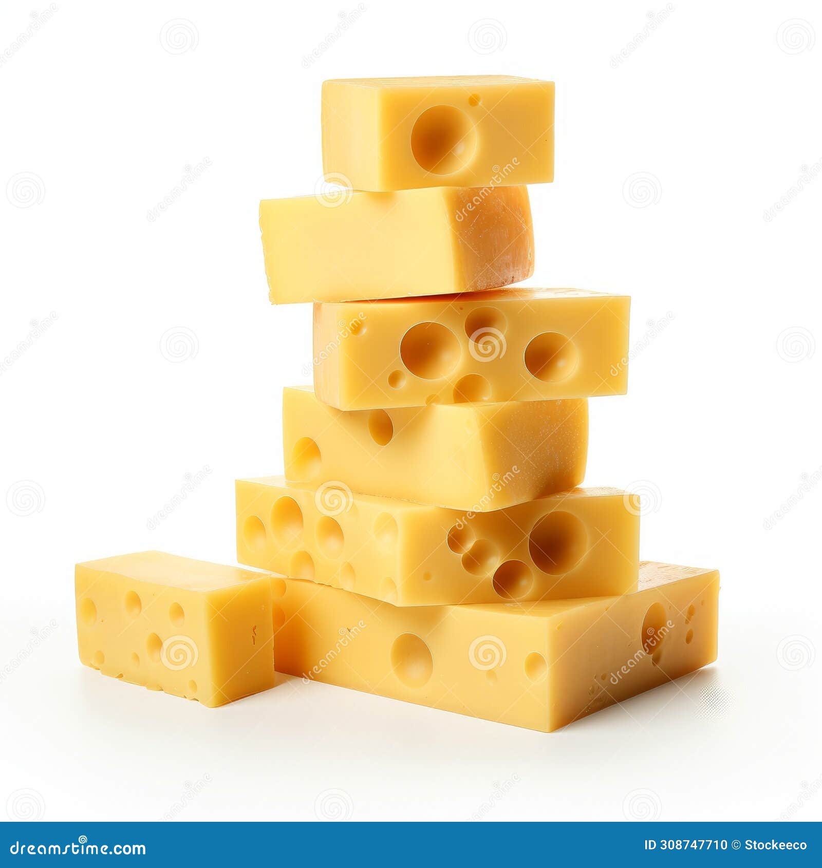 Cheese Stack on White Background: Playful Visual Puzzles and Exact ...