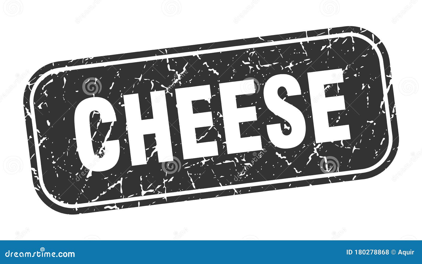 Cheese Stamp. Cheese Square Grungy Isolated Sign Stock Vector ...