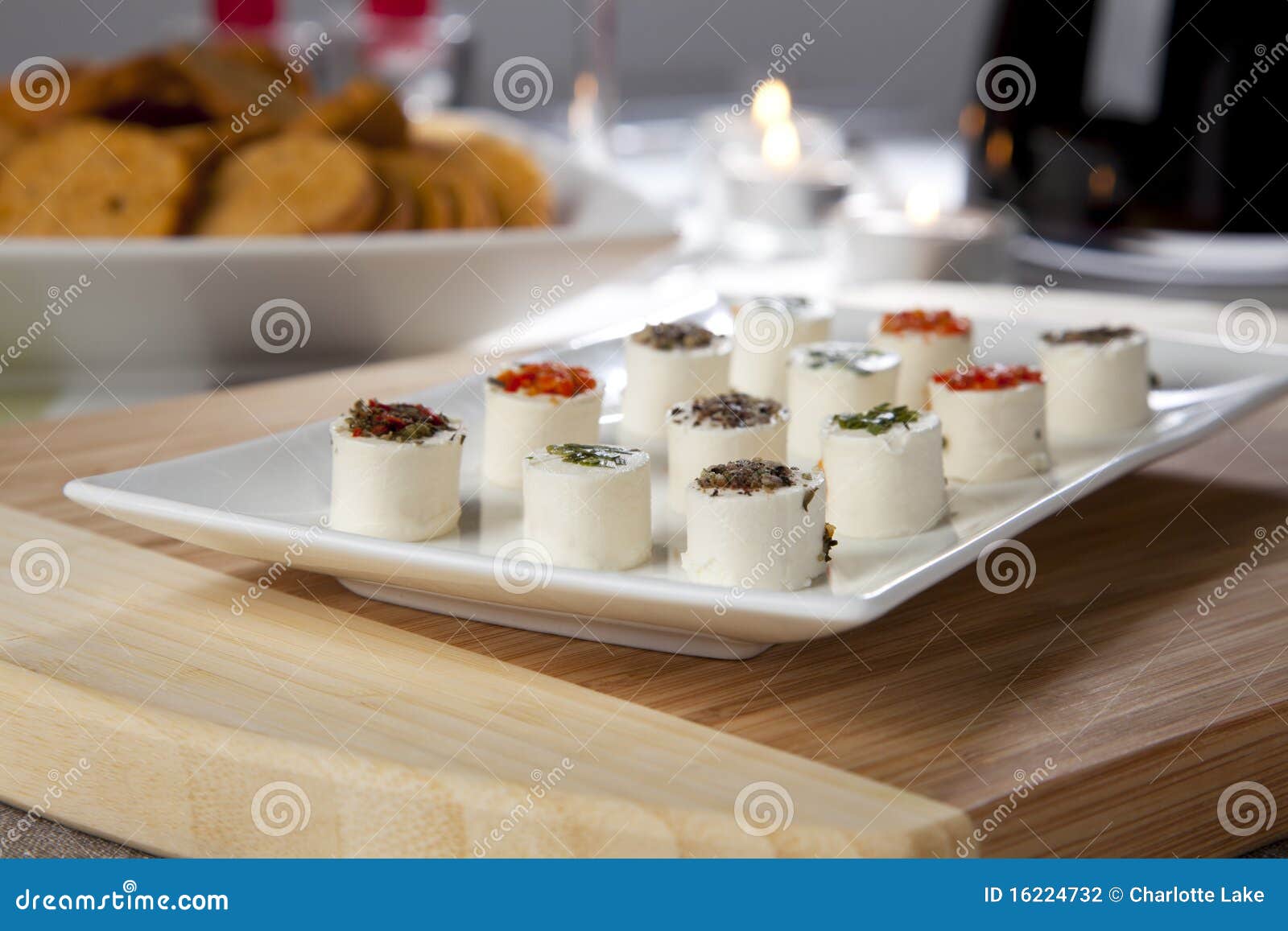 Cheese Starter stock photo. Image of food, chives, bread - 16224732
