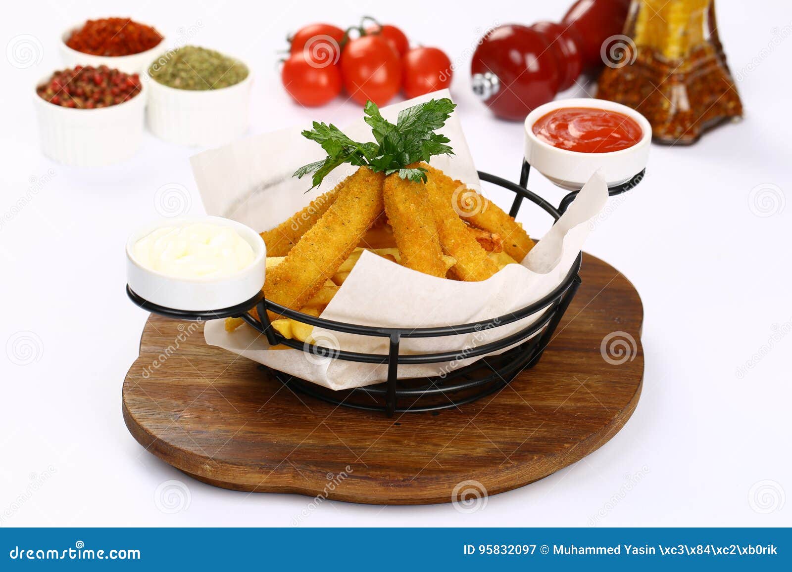 Cheese Sticks and Mixed French Fries Stock Image - Image of fries ...