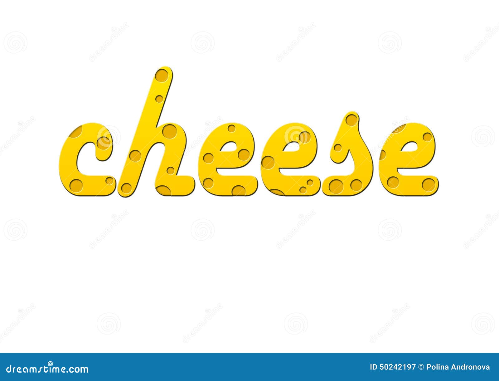 Cheese text stock illustration. Illustration of type - 50242197