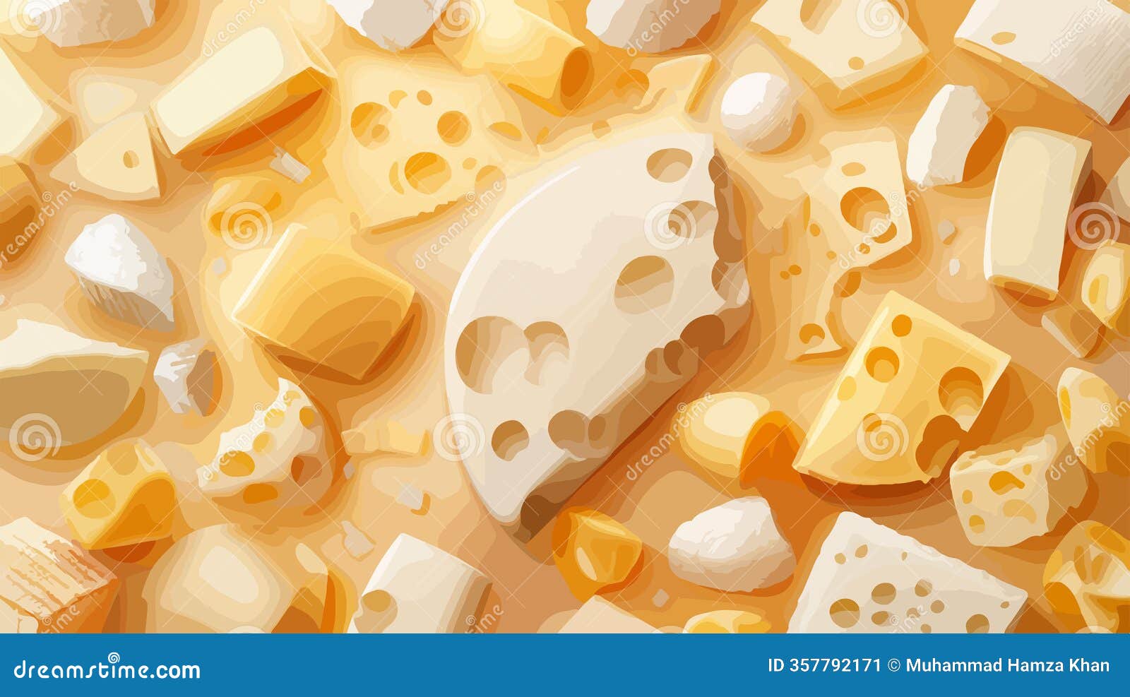 Cheese Texture Vector for National Cheese Day Celebration Stock Vector ...