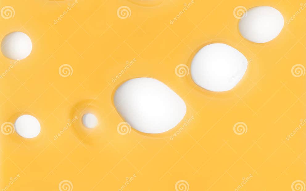 Cheese Texture on White Background. Slices of Cheese for Burger Pattern ...