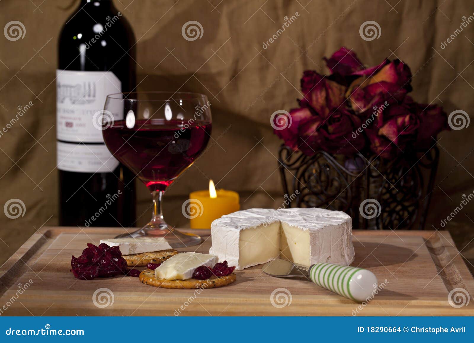 Cheese Time stock photo. Image of cuisine, roses, dining - 18290664