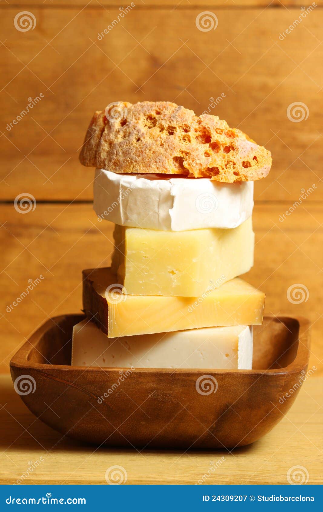 Cheese tower stock image. Image of dinner, fresh, hard - 24309207