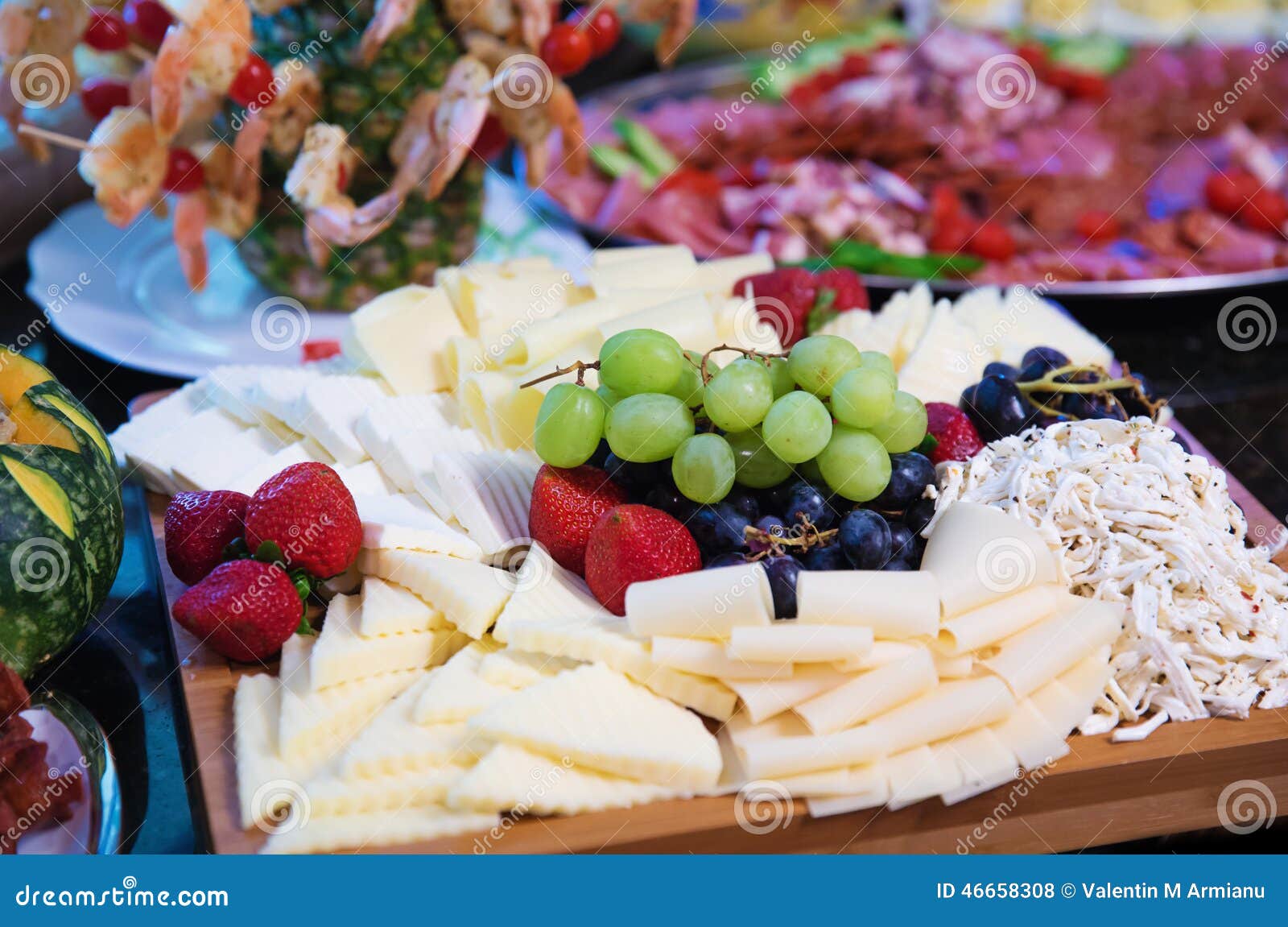 Cheese tray stock photo. Image of hard, cracker, junk - 46658308