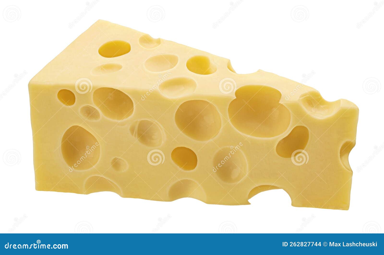 Cheese Triangle Isolated on White Background Stock Photo - Image of ...