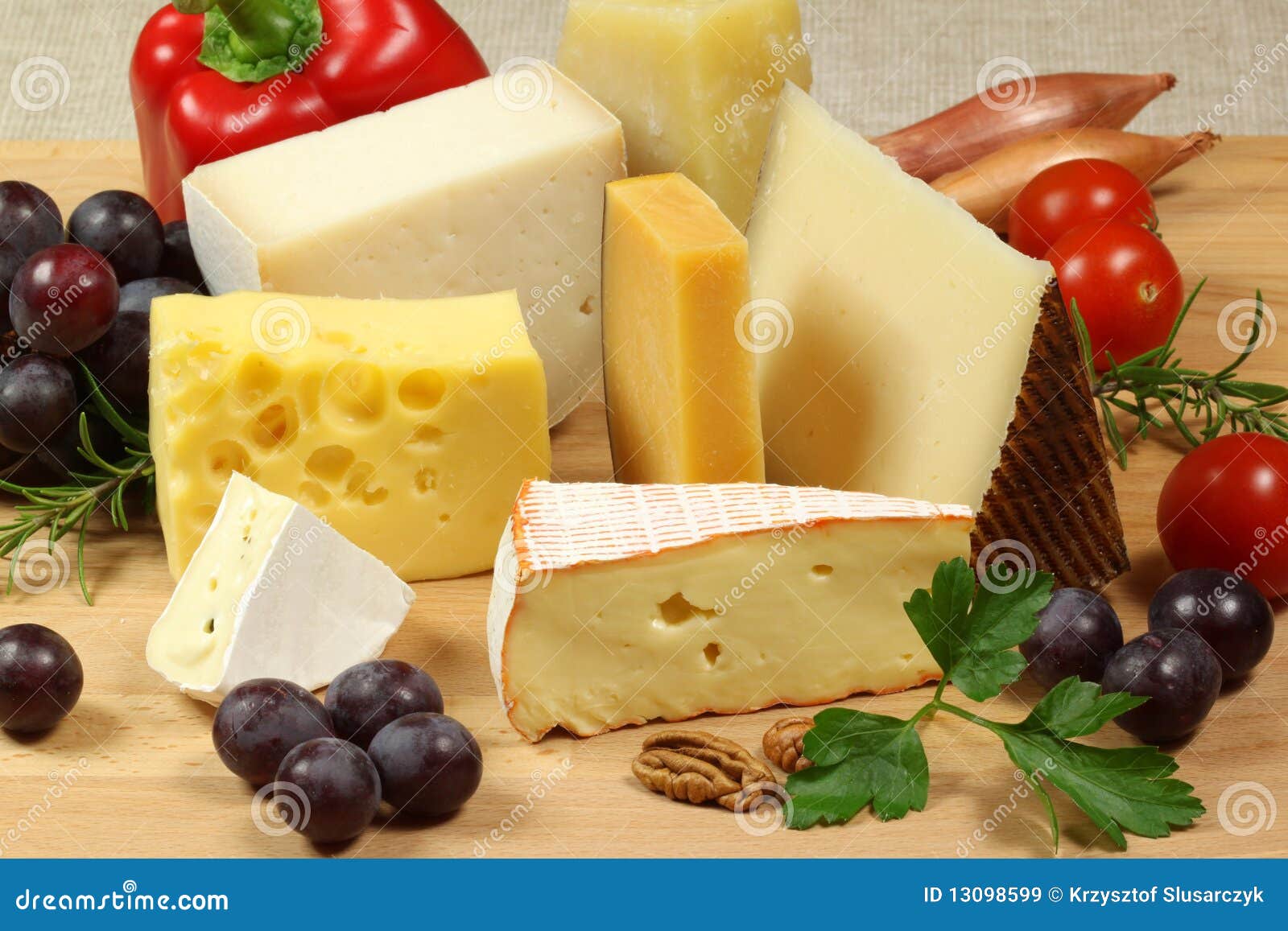 Cheese variety stock image. Image of swiss, delicatessen - 13098599