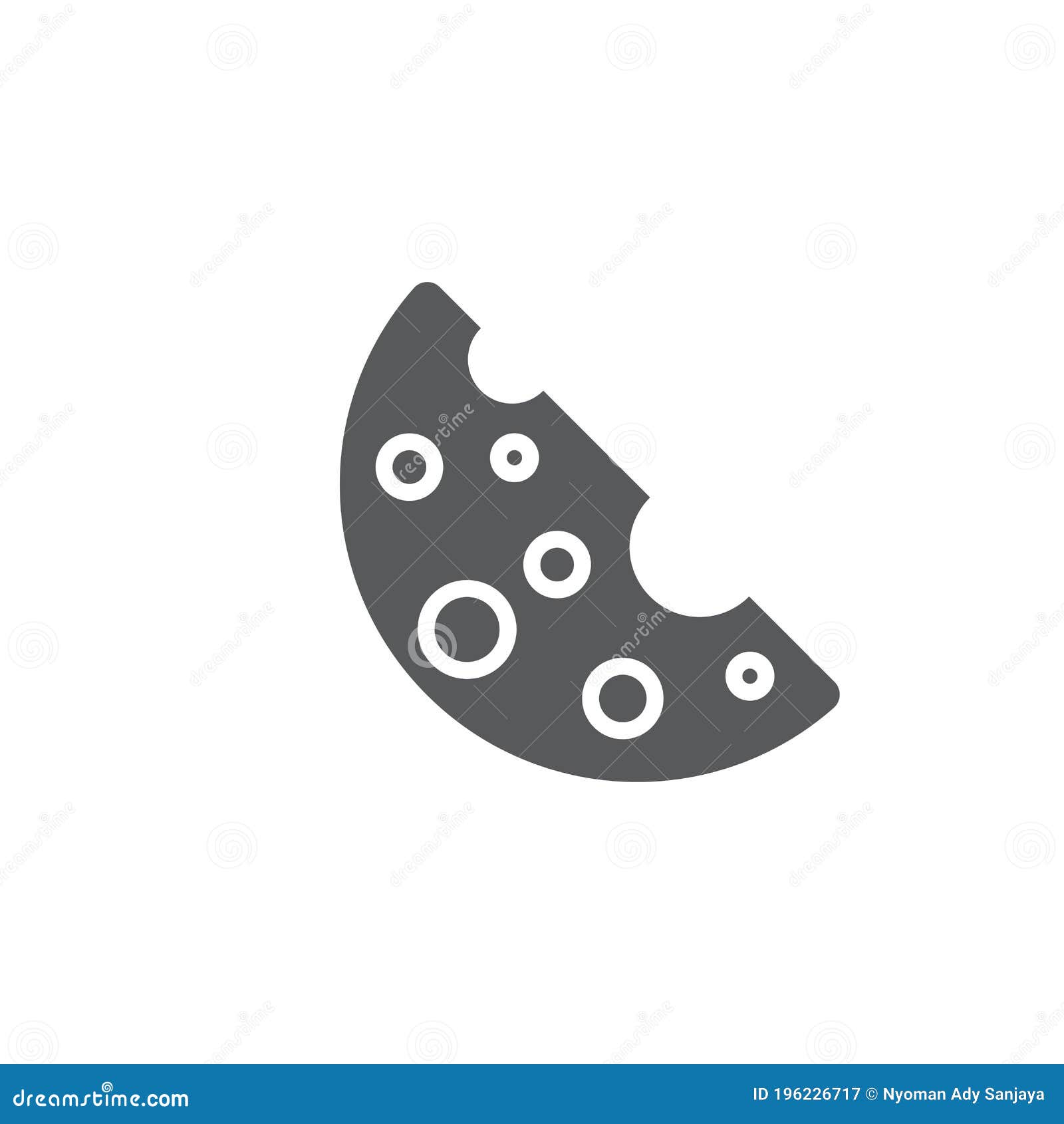 Cheese Vector Icon Symbol Food Isolated on White Background Stock ...