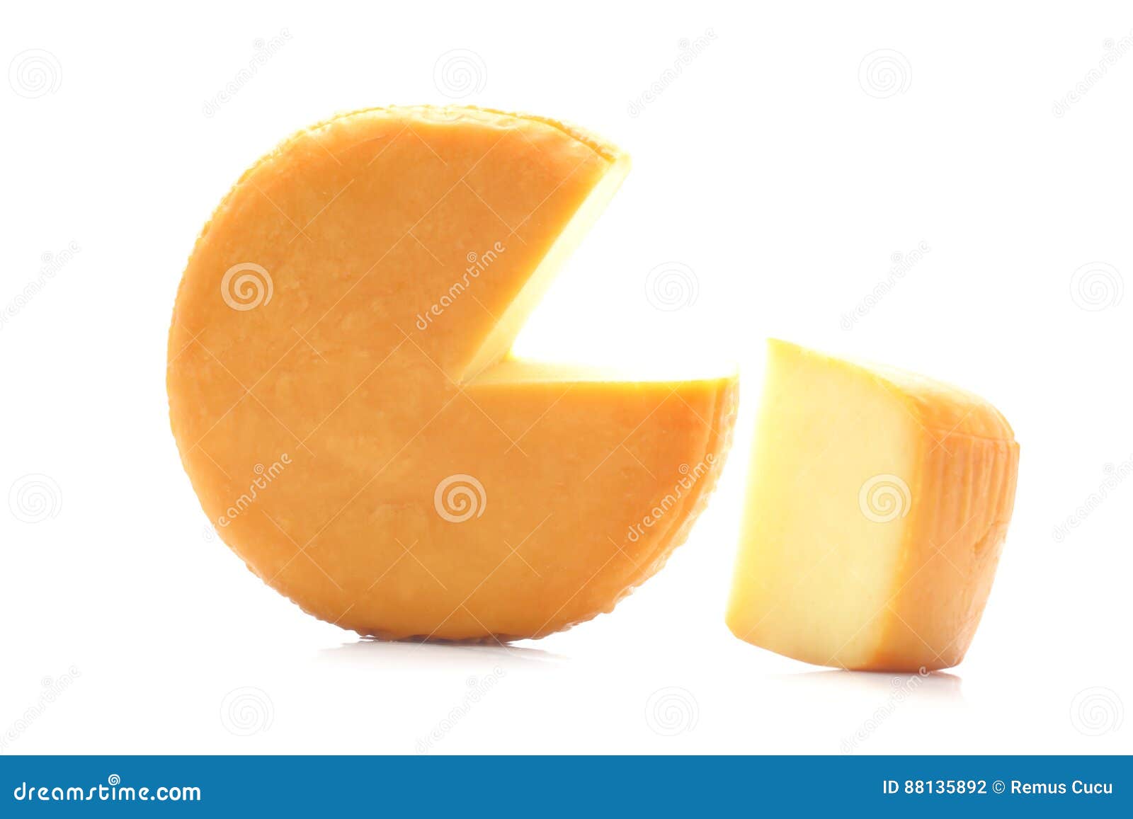 Cheese wheel with clice stock photo. Image of cookery - 88135892