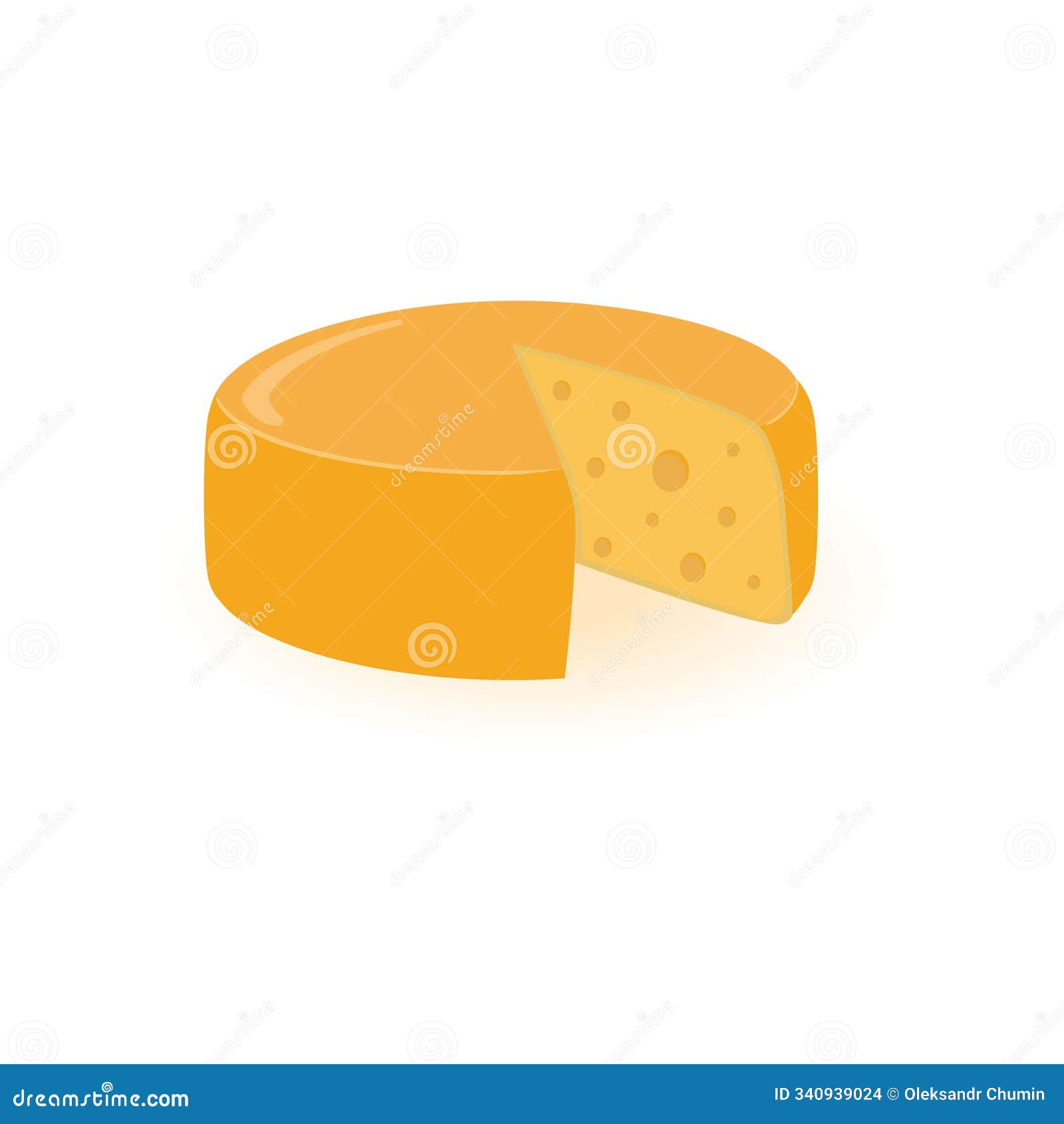 Cheese Wheel Icon. Cartoon of Cheese Wheel Vector Icon for Web Design ...