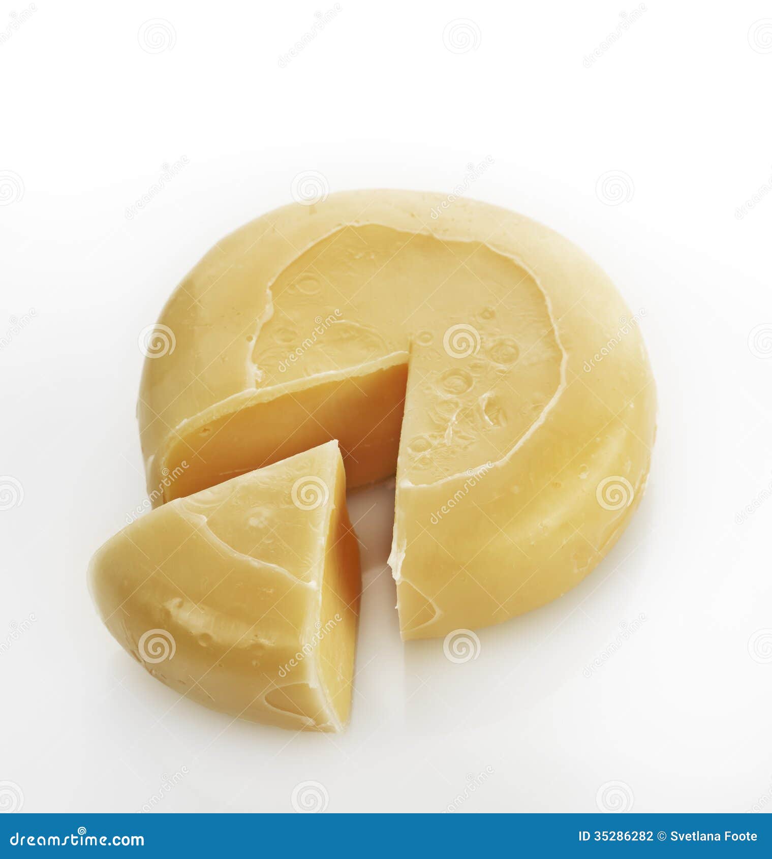 Cheese Wheel stock photo. Image of round, gourmet, portion - 35286282