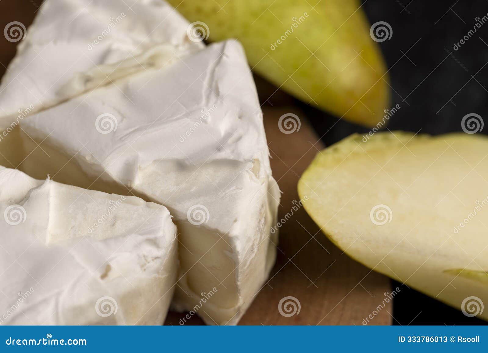 Soft Processed Cheese with Edible White Mold Stock Image - Image of ...