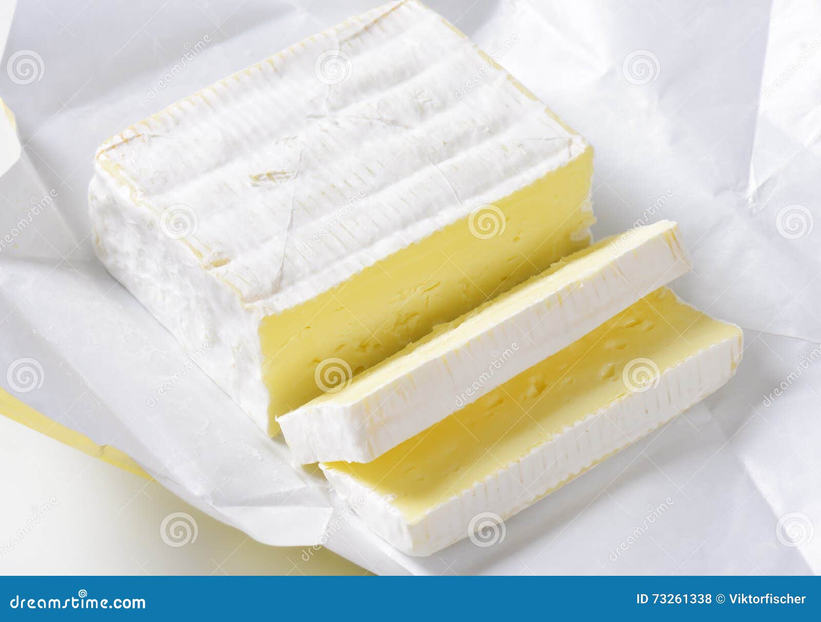 Cheese with white rind stock photo. Image of white, snack - 73261338