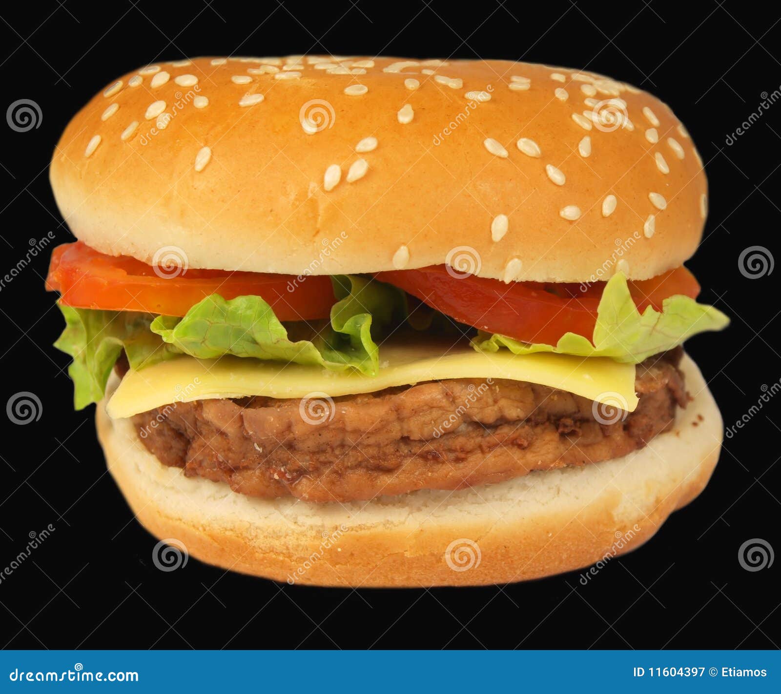 Cheeseburger stock image. Image of cheeseburger, nutrition - 11604397