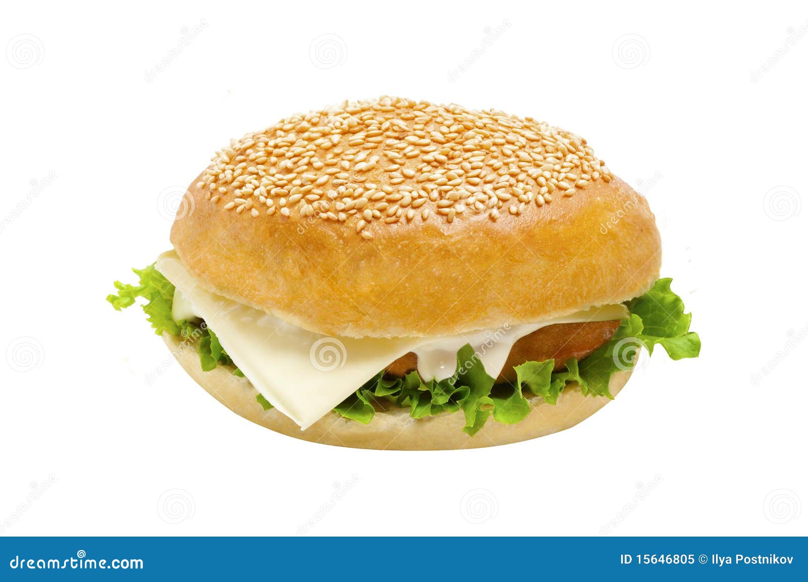 Cheeseburger stock image. Image of isolated, close, beef - 15646805