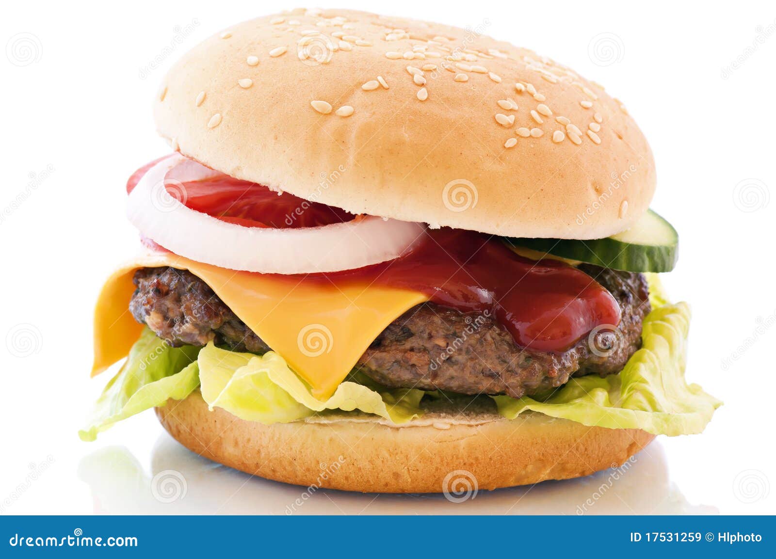 Cheeseburger stock image. Image of cheeseburger, hungry - 17531259